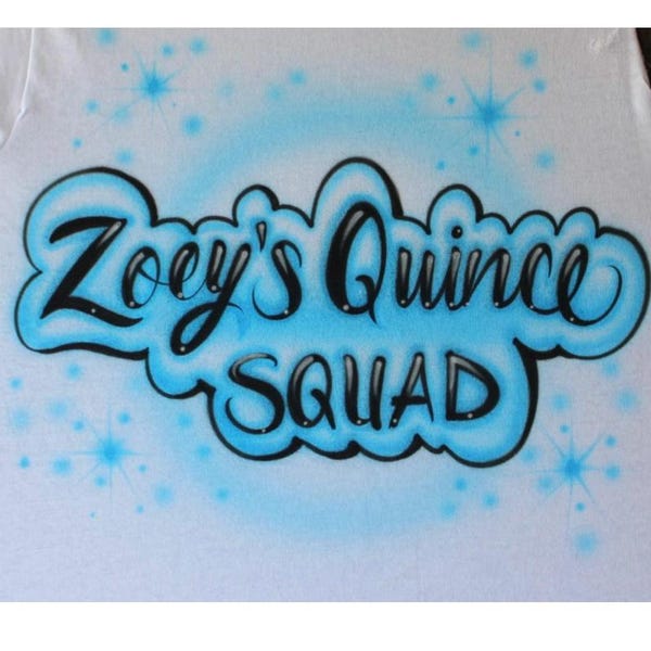 Baddie Airbrush Name-airbrushed T-shirt Design Personalized Birthday ...