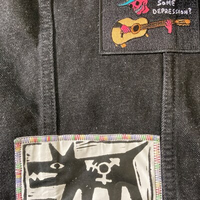 Trans Werewolf Patch Sew or Glue on Back Patch 9x7 Inches - Etsy