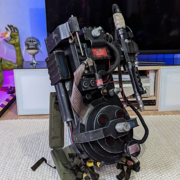 Ghostbusters Spirit Halloween Life Size Proton Pack Crank Knob Prop ...