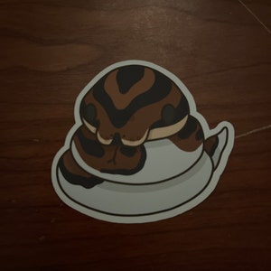 Ball Python Stickers, Cute Snake Stickers - Etsy