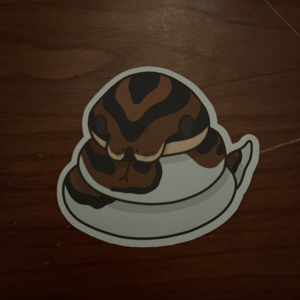 Ball Python Stickers, Cute Snake Stickers - Etsy