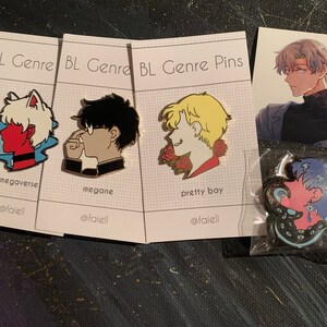 BL Genre Enamel Pins - Etsy