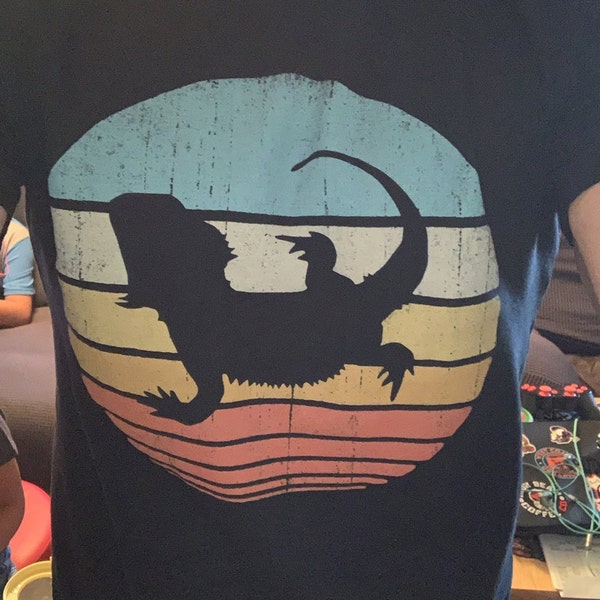 Bearded Dragon Sunset Shirt / Bearded Dragon Shirt / Bearded Dragon ...