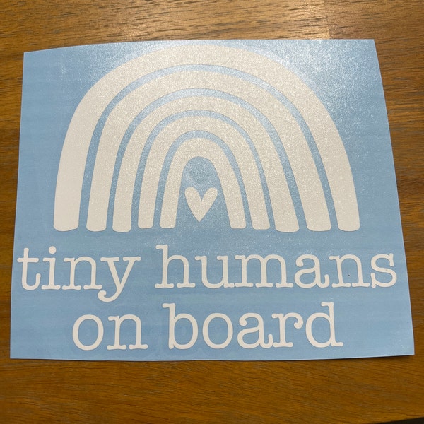 Baby on Board Decal Sticker Car Decal Kids Little Dudes Tiny Human Wild ...