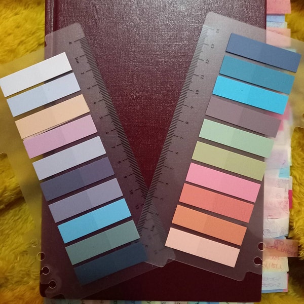 Sticky Index Tabs, Annotation Marks, Index Sticky Highlighter, Book ...