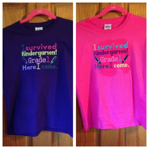 I Survived Kindergarten Grade 1 Here I Come, First Grade Designs ...