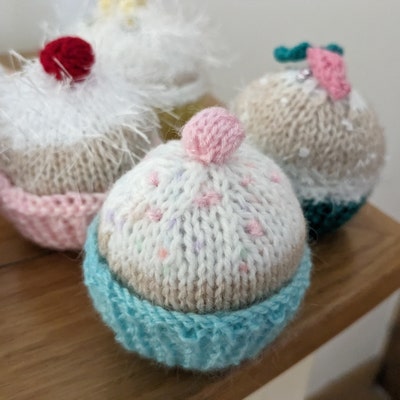 Knitted Cakes PDF Knitting Pattern Instant Download Butterfly Cakes ...