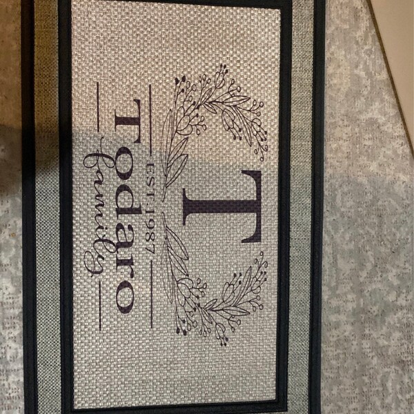 Personalized Welcome Mat - Etsy