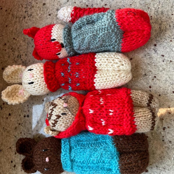 Pocket Buddies No2 - KNITTING PATTERN (with Bonus) - Etsy
