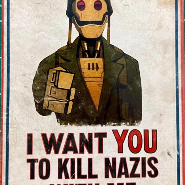 GI Robot Recruitment Sticker - Etsy