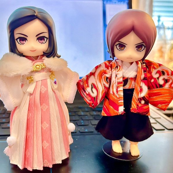 Obitsu11 Doll Clothes Japanese Kimono Set for OB11,1/12 BJD SD Doll ...