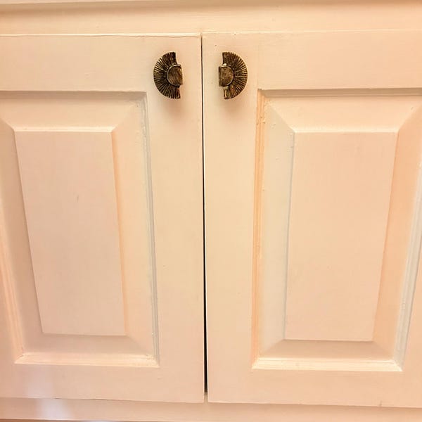 Antique Art Deco Fan Kitchen Handles and Knobs, Cabinet Door Handles, Antique Drawer Knobs and ...