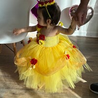 Lavender Pink Princess Flower Birthday Photoshoot Baby Girl Kids ...