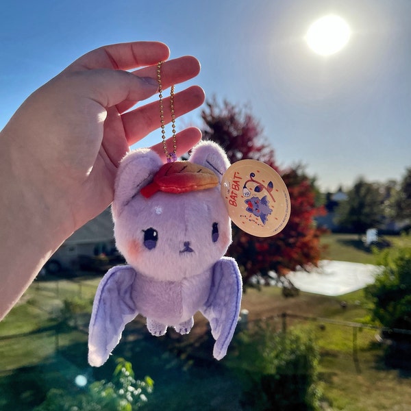 Batbat Plush Keychain - Etsy