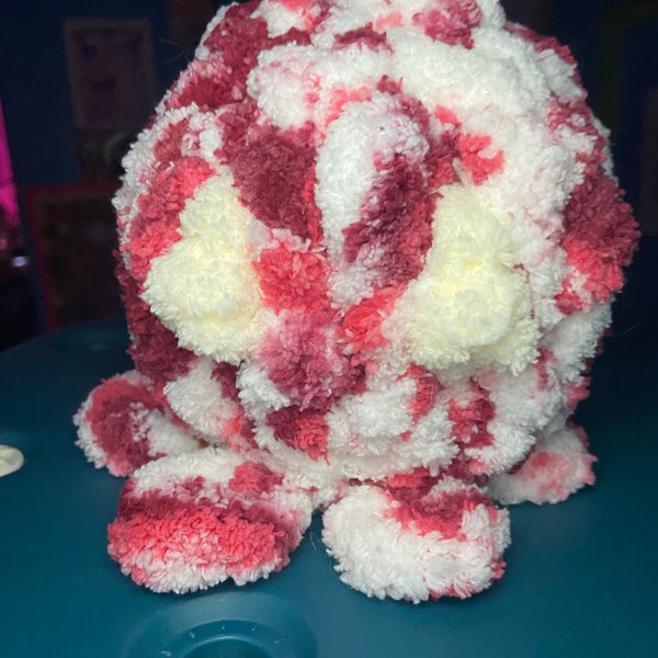 Hand Knit Octopus Video Tutorial/pattern, Learn How to Finger Knit ...