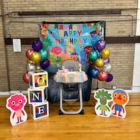 Number Blocks Character Stands, 24in Tall, Party Signs, Cutouts ...