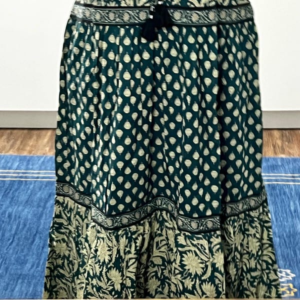 Hand Block Print Kurta Set With Dupatta/stoleindian Salwar Kameezindian ...