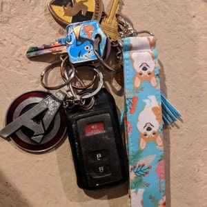 Corgi Keychain Wristlet Corgi Gifts for Her Corgi Mom Cute Corgi ...