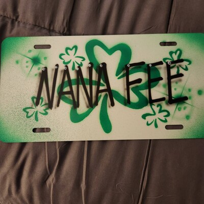 Custom Airbrushed Horses Running // Any Name // Front License Plate ...