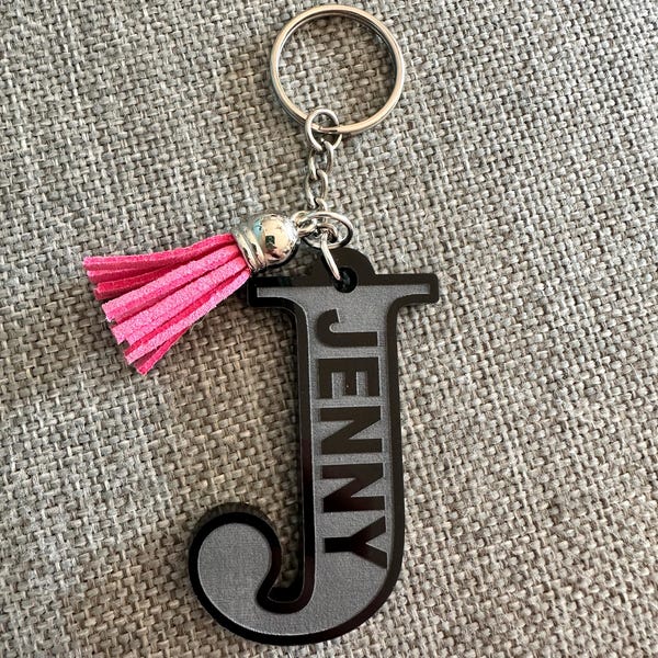 Kids Backpack Tag With Tassel, Personalized Custom Name Tag, Kids ...