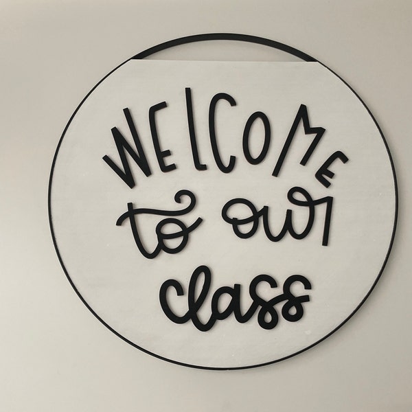 Welcome to Our Class Set Various Sizes Wooden Blanks Wooden Shapes ...