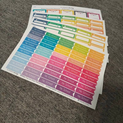 Star Checklist Planner Stickers to Be Used With Erin Condren - Etsy