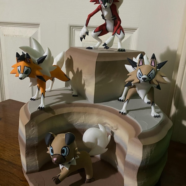Custom Pokemon Figure 3D Printed Regular and Shiny Collectible ...
