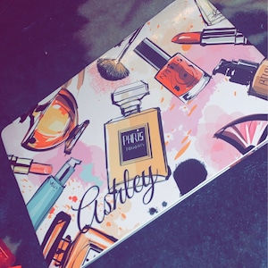 Cosmetic Laptop Skin Girl Print Notebook Vinyl Decal Dell Hp - Etsy