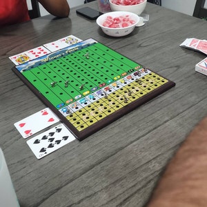 Magnetic Horse Race Board Game 'winner's Circle' Tabletop Game - Etsy