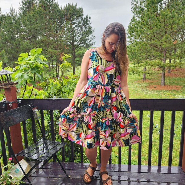 Dress Sewing Pattern Womens Digital Patterns, Plus Size Summer Dress ...