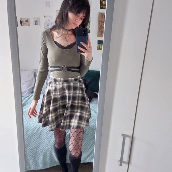 Olivia Chest Harness Bra // Black White Pink or Red Elastic Cage Bra ...