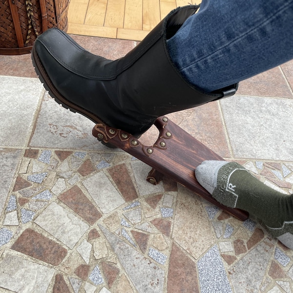 Boot Jack Wooden Handmade Boot Tool for Groomsmen Gift Unique Boot Jack ...