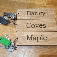 Large Oak Key-ring - Etsy UK