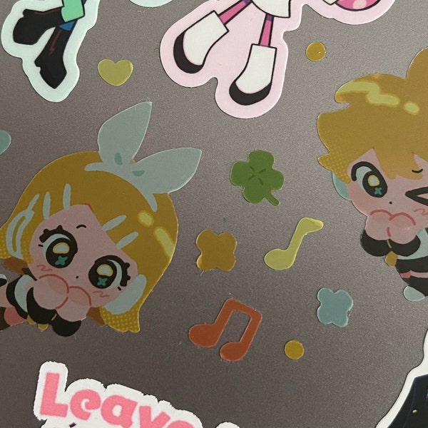 VOCALOID | Kagamine Rin,len Inspired Deco Style Sticker Sheet - Etsy