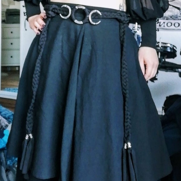 LUNA Belt, Triple Moon Belt, Moon Goddess Belt, Harvest Moon Belt ...