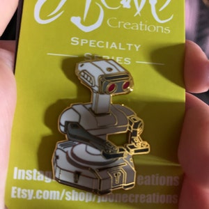 Rob the Robot 1.5 Hard Enamel Lapel Pin - Etsy