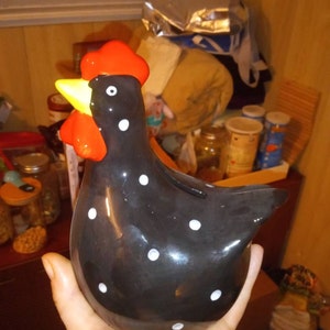 Ceramic Cute Chicken Piggy Bank-farm Animal Bank for Girls, Boys, Kids ...