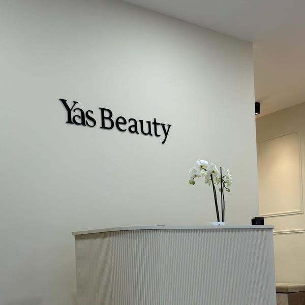 Large Entryway Sign for Wall , Custom Acrylic Lobby Sign , Double Sided ...