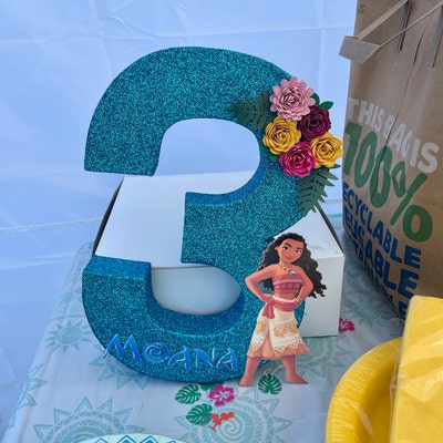Inspired Moana Personalized Number/letter - Etsy