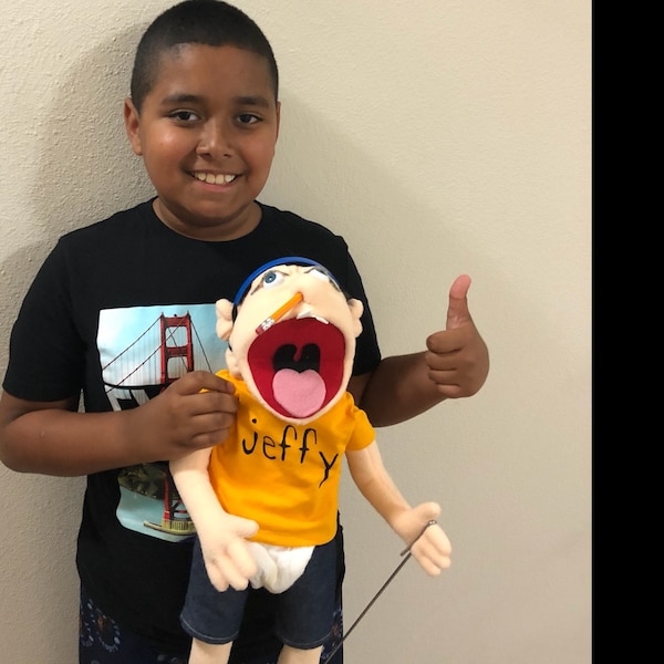 Jeffy Puppet Made in the USA by Evelinka Puppets - Etsy