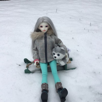 1/4 MSD BJD 40cm Doll Casual Hooded Jacket Tank Top Girly - Etsy