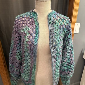 Crochet Hex Cardigan Pattern PDF INSTANT DOWNLOAD video - Etsy