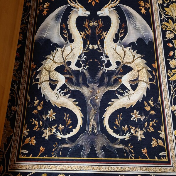 Ethereal Dragon Lover Rug Magical Fantasy Gothic Decor | Enchanted ...