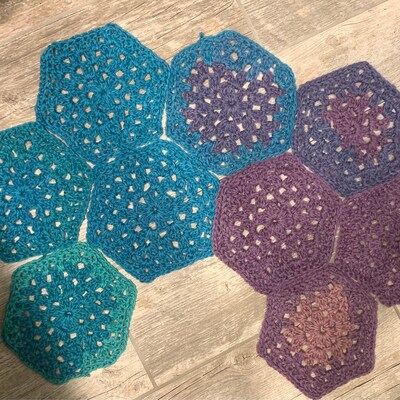 Springbok Granny Square Crochet Pattern - Etsy