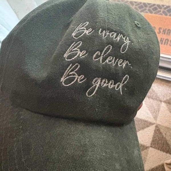 Custom Text Embroidered Hat, Personalized Cap, Vintage Baseball Hat ...