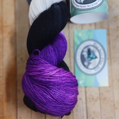 Moria Hand Dyed Variegated Yarn Lace Fingering Sock Dk Sport Worsted ...