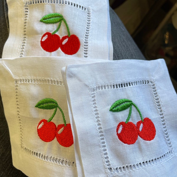 Cherries Cherry Embroidery Design Mini Small Fruit Machine Embroidery ...