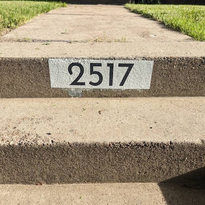 American Flag Curb Number - Etsy