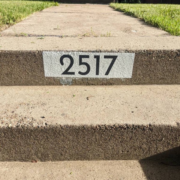 State of Texas Curb Number - Etsy