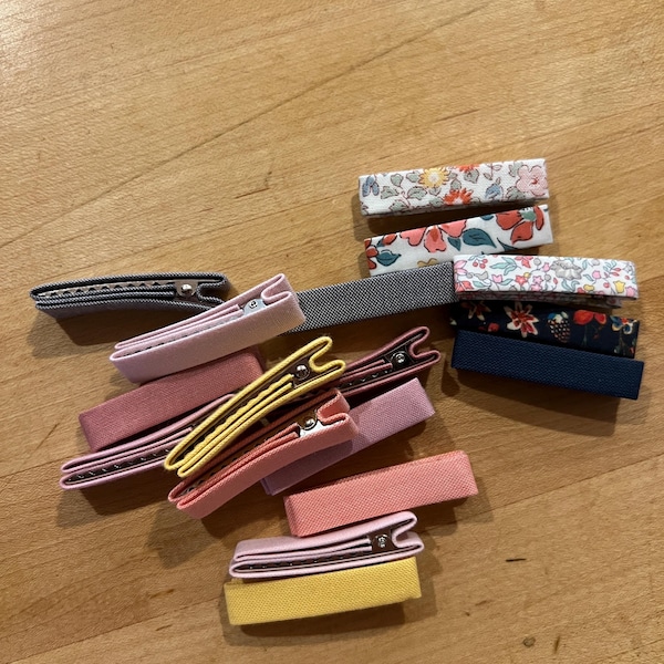 Liberty Clips Bundle | Pack of 5 Scallop Hair Clips |toddler Hair Clips ...